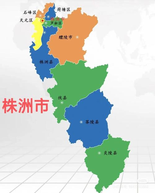 株洲市地图(高清版)截图