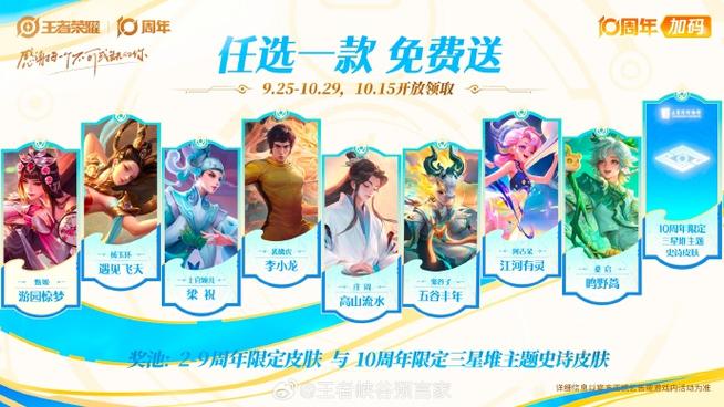 王者荣耀8月11日更新公告六大福利来袭