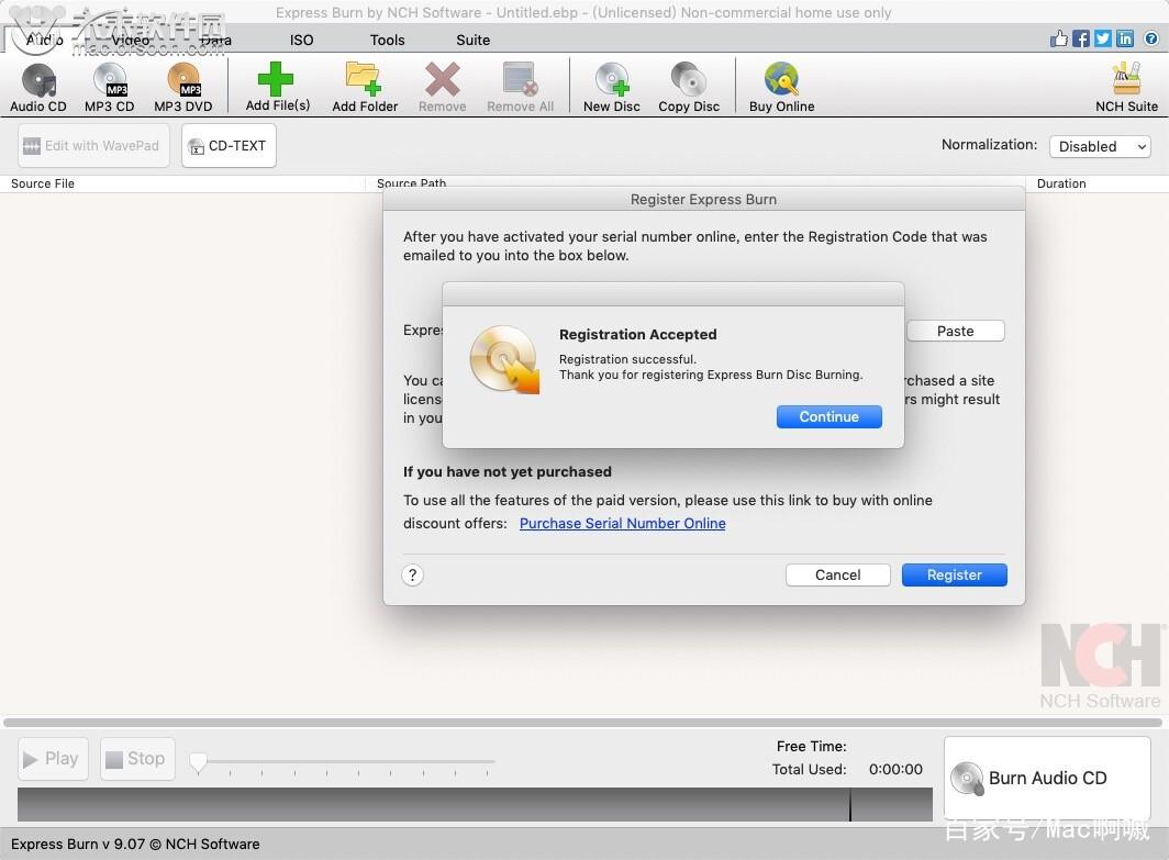 ExpressBurn(音乐cd刻录软件)V9.02官