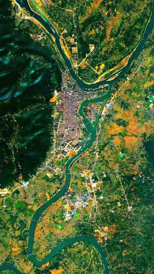 桂平市卫星地图图标