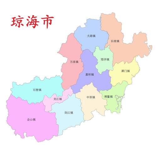 琼海市地图