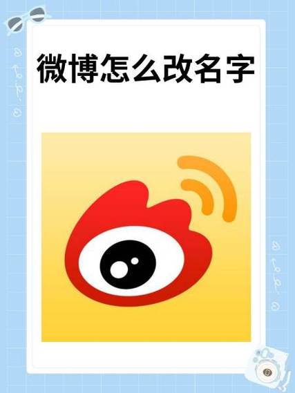 微博怎么改名字和头像图标