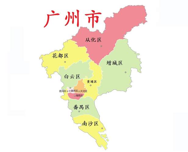 广州市高清地图图标