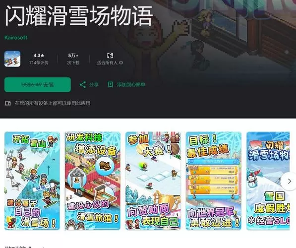 开罗闪耀滑雪场物语下载截图