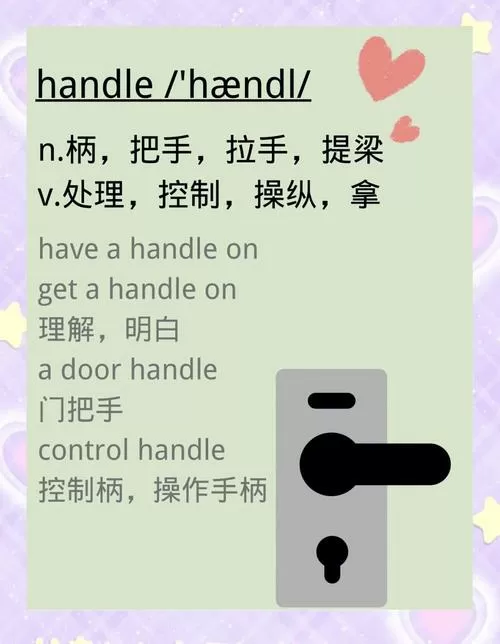 handle的用法和搭配截图