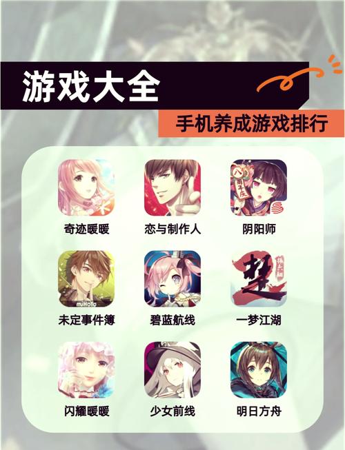 养成类手游排行榜前十名