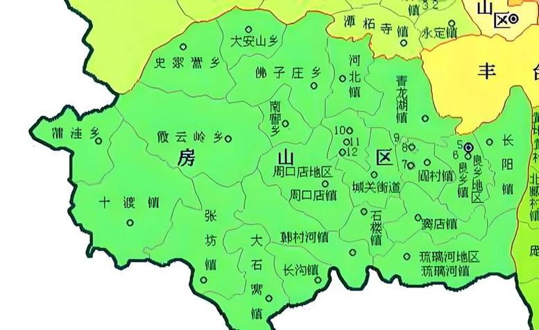 北京房山区地图图标
