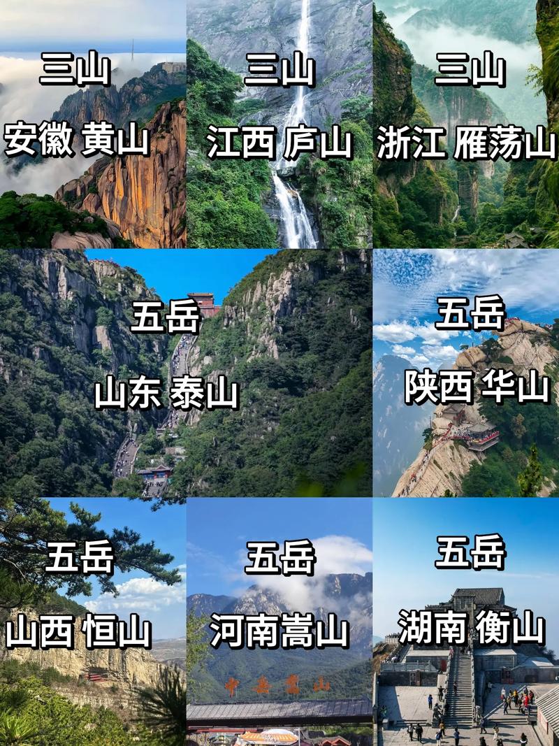 五岳是指哪五座山?图标