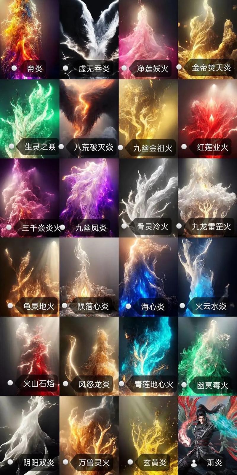 异火排行榜截图
