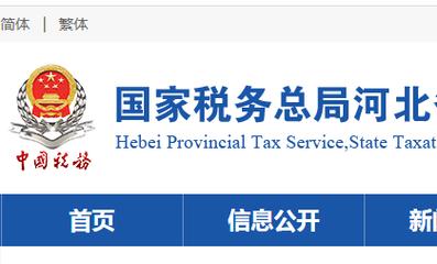 河北国税网上办税服务厅截图
