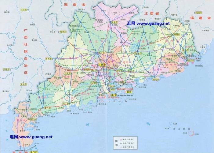 广东省交通地图图标