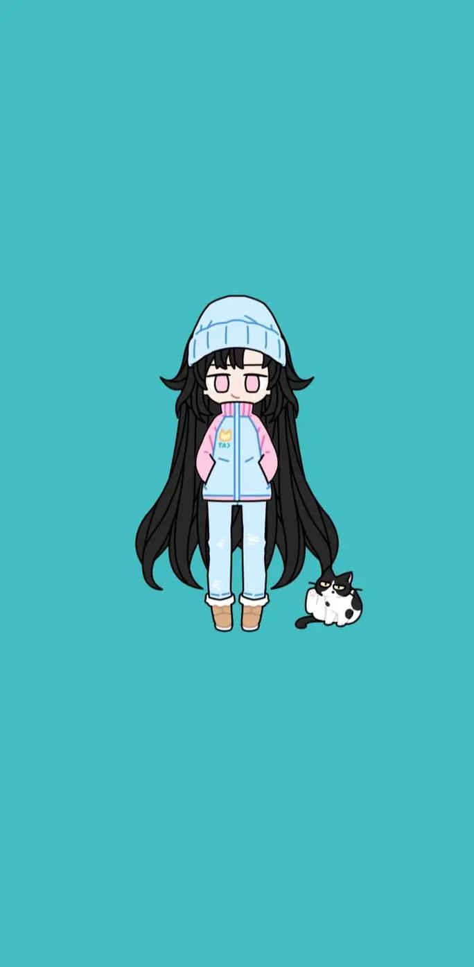 粉彩女孩