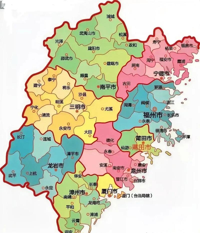 福建地图图标
