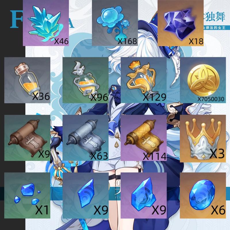 芙宁娜突破材料图标