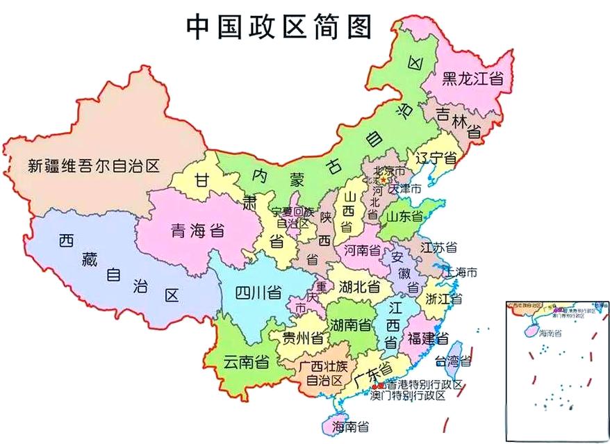 行政区划分图标