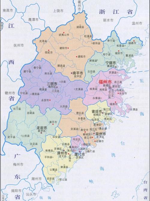 福建省地图全图截图
