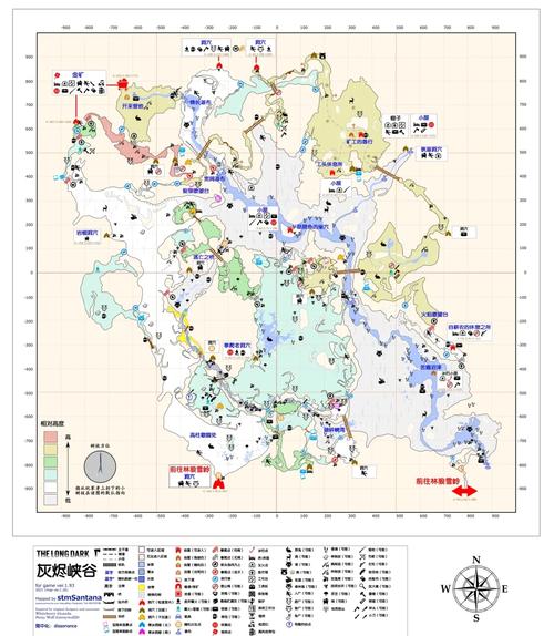 漫漫长夜最新地图简体中文版地图截图