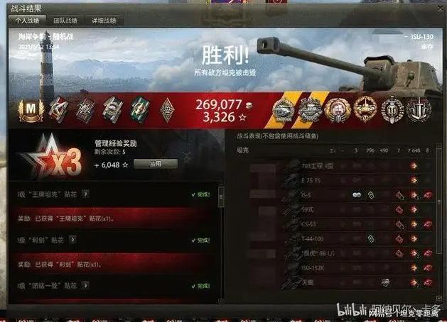 坦克世界战绩图标