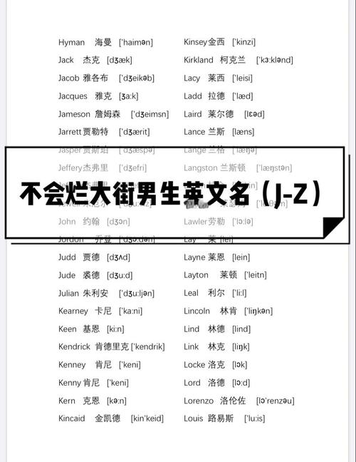 男英文网名截图