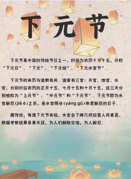 下元节是指哪一天图标