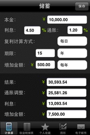 复利终值计算器