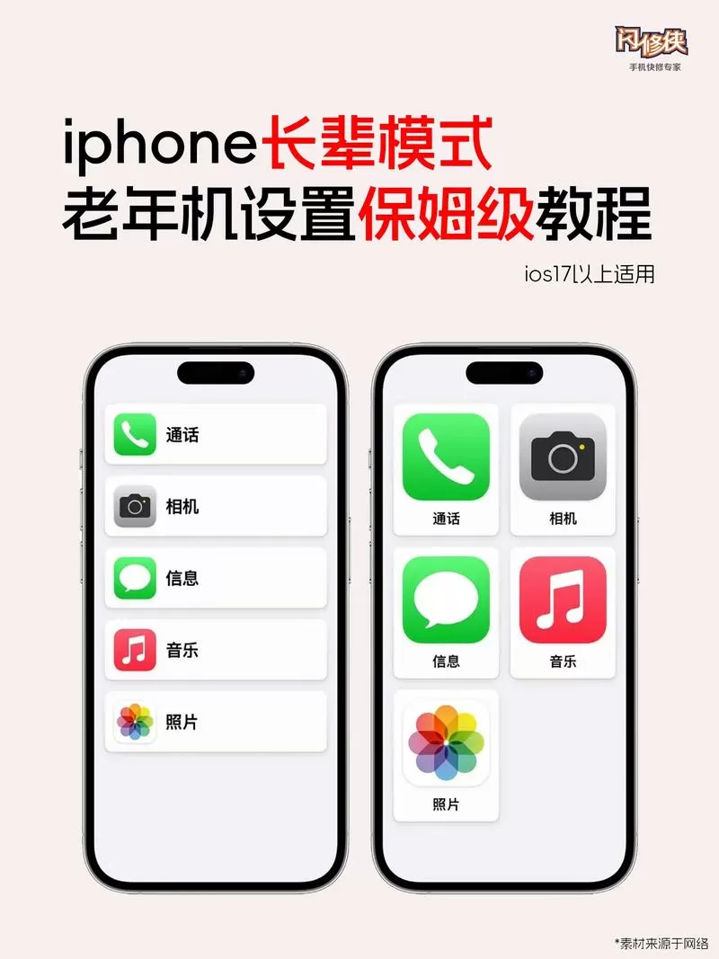 手机怎么调成老人模式图标