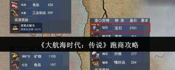 大航海时代传说跑商任务攻略分享