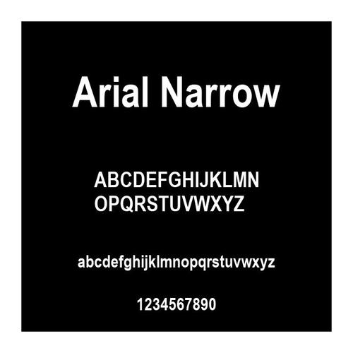 arialnarrow字体电脑版2025最新图标