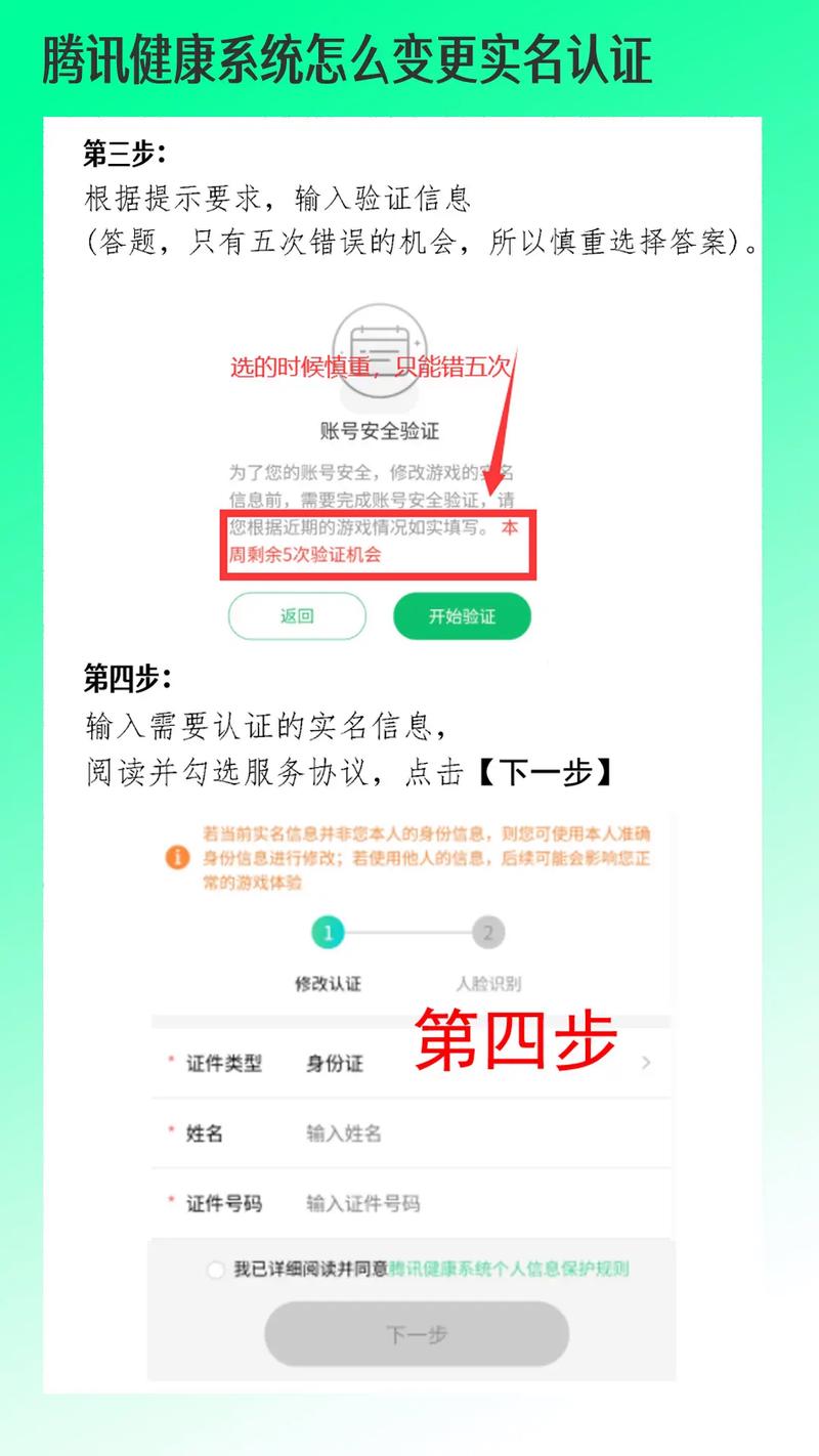 腾讯健康系统实名认证怎么修改QQ健康系统实名认证信息更改图标