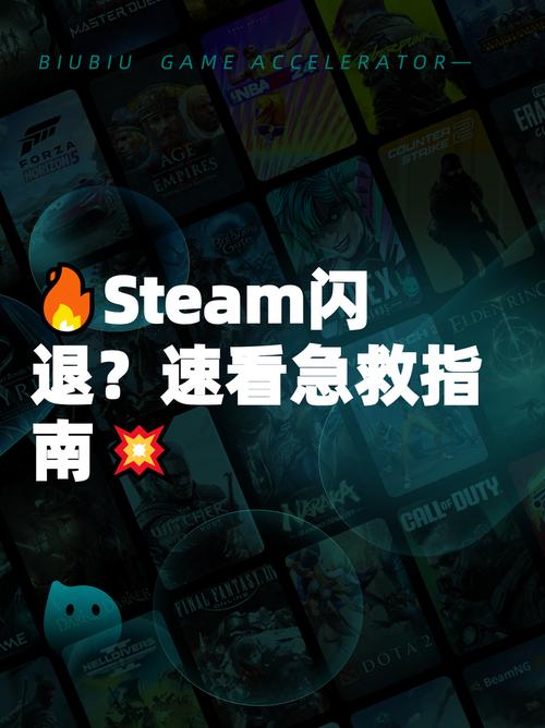 Steam闪退?游戏崩溃急救指南图标