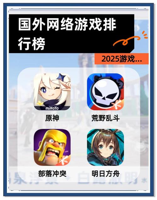 网络游戏榜单TOP10大型网络游戏大全2025耐玩的网络图标