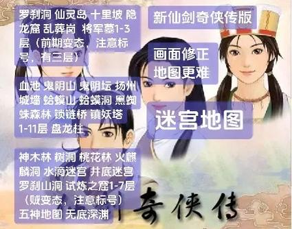 新仙剑奇侠传全攻略及迷宫图详解新手最佳阵容与玩法