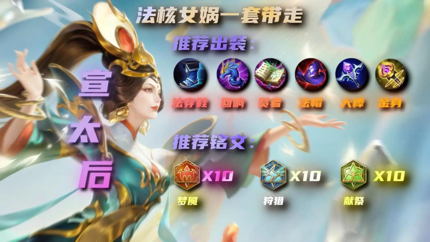 王者荣耀女娲怎么出装女娲出装技巧攻略截图