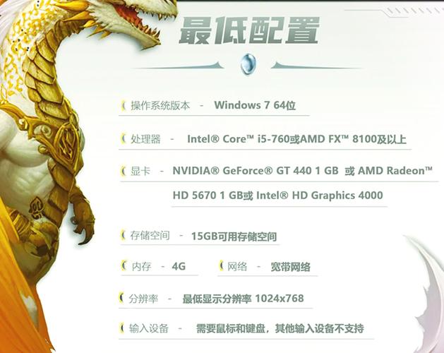 魔兽世界配置要求2024官方配置要求图标