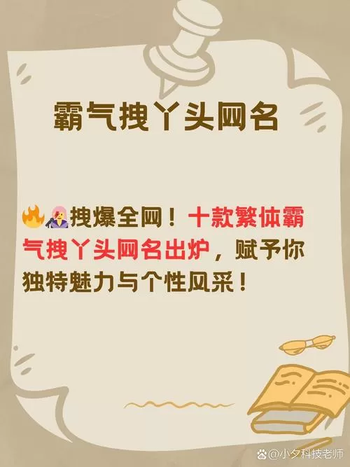 丫头网名霸气图标