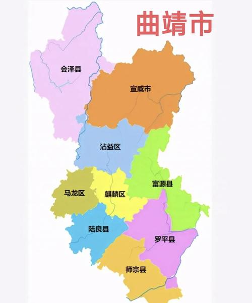 曲靖市地图全图可放大截图
