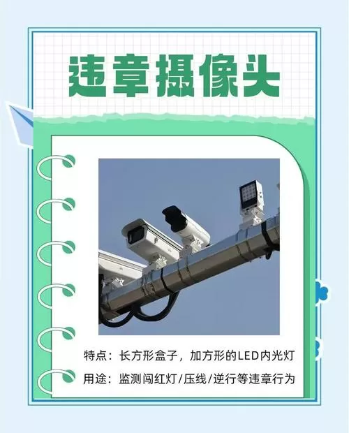 闯红灯一般几个摄像头截图