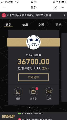 京东白条额度多少图标