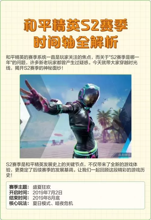 和平精英s2是哪一年