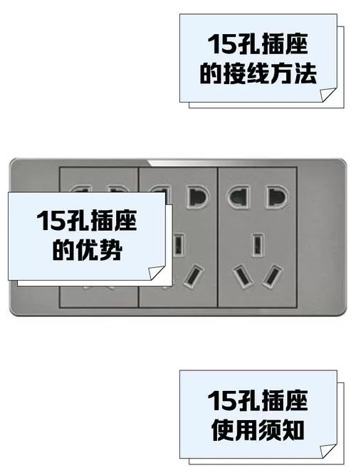 十五孔插座怎么接线截图