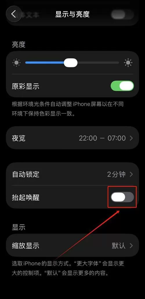 抬起唤醒在哪设置图标