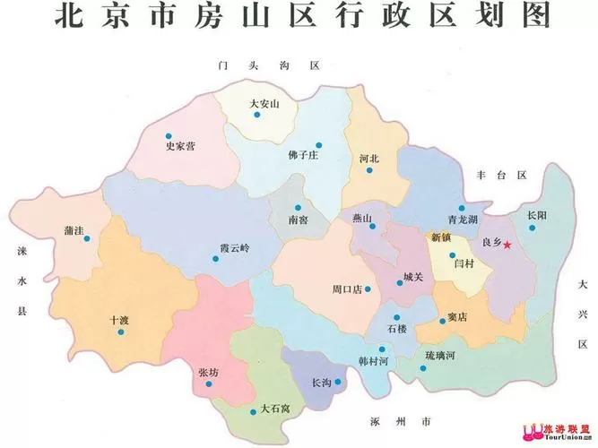北京市房山区地图高清大图图标