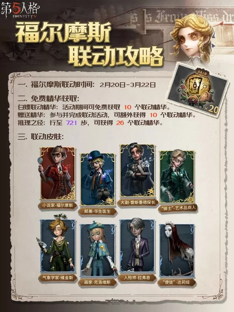 第五人格联动皮肤怎么获得图标