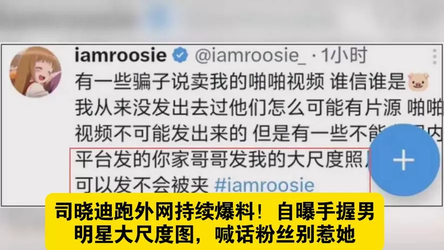司晓迪跑外网持续爆料图标
