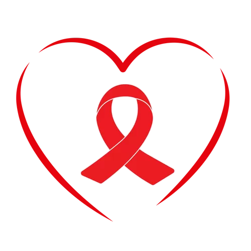 in south africa,an HIV图标