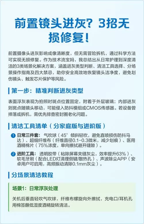 前置摄像头进灰怎么办图标