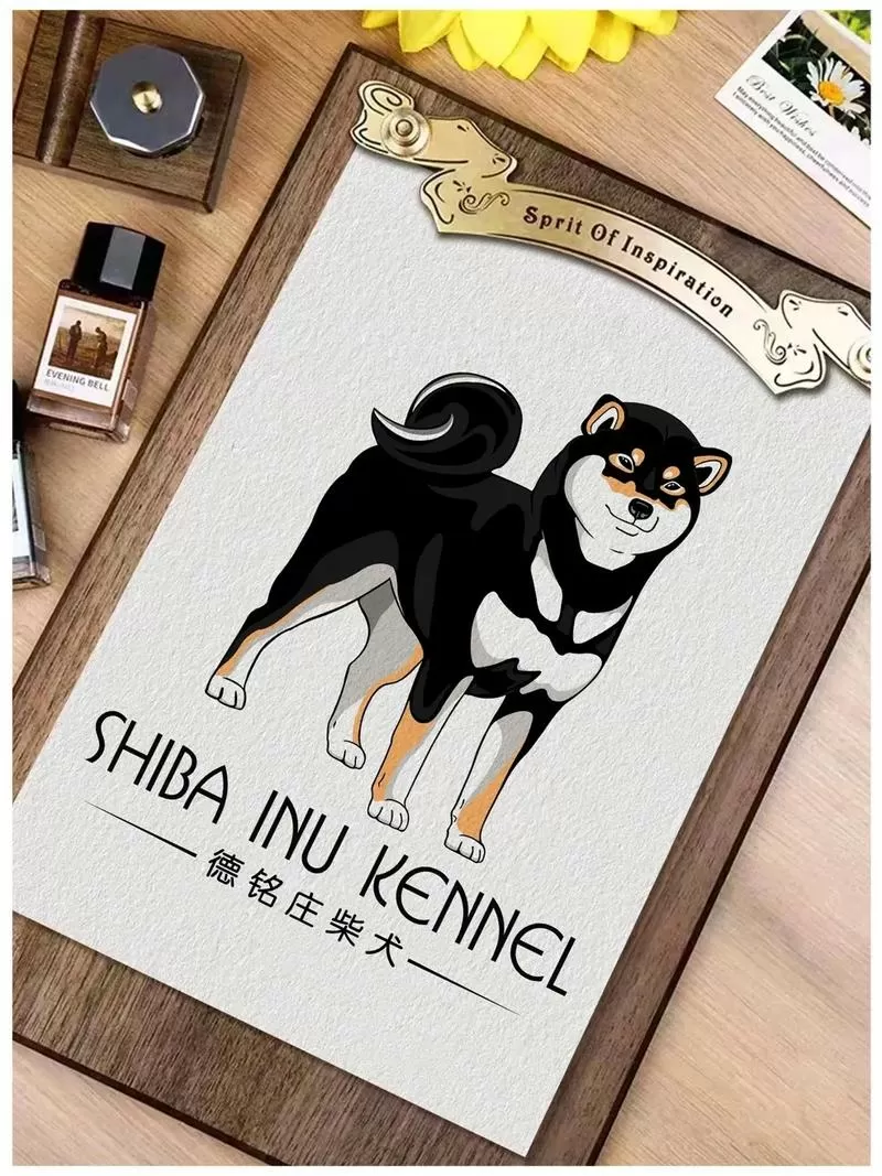 瘦柴犬和胖柴犬图标