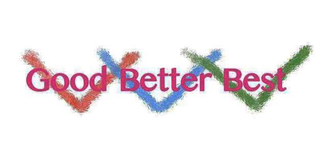 good best better的区别图标