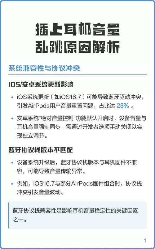 为什么一插上耳机音量就一直在自动减下截图