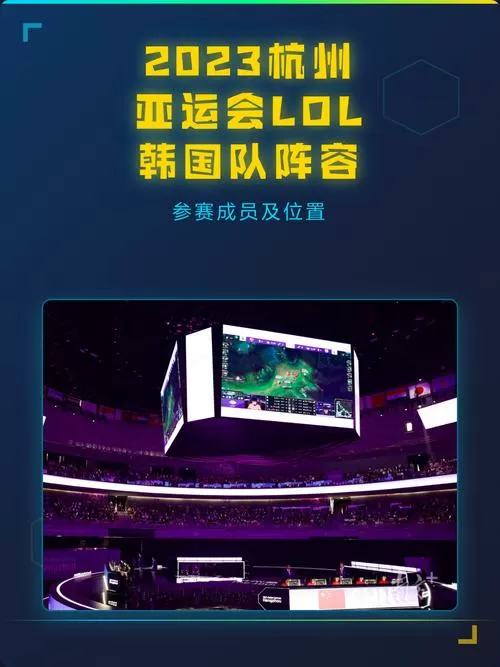 2023亚运会lol韩国队阵容图标